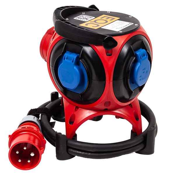 16A CEE > 3x Schuko + 1x 16A CEE Distro Box - equipment.cafe